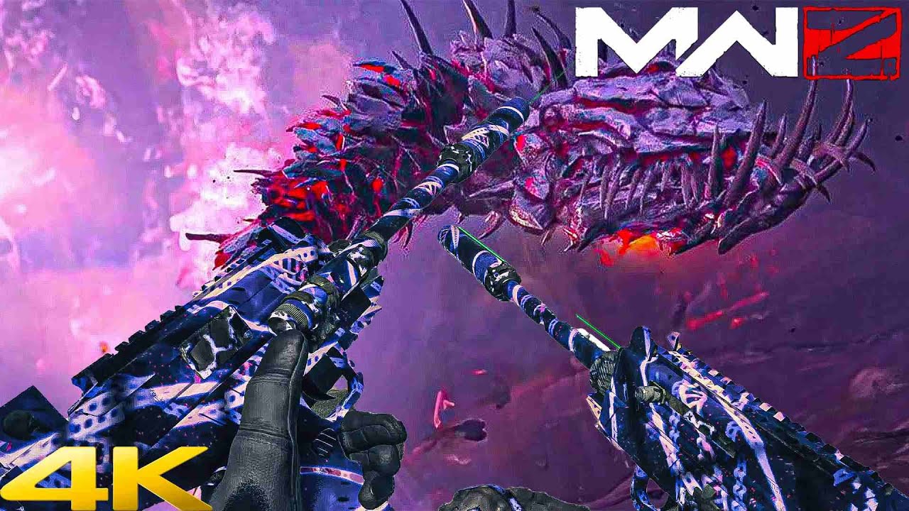 [現代戰爭3 2023 殭屍]一場極悲傷的SOLO紅蟲戰 MWZ SADDEST GREYLORM(RED WORM)SOLO FIGHT ...