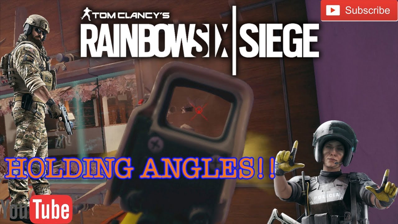 Holding angles!! - Rainbow Six Siege gameplay - YouTube