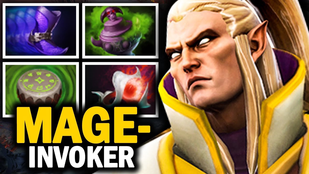 MagE- Invoker QUAS WEX Build Against Razor Mid Crazy Items ft. EG.Cr1t ...