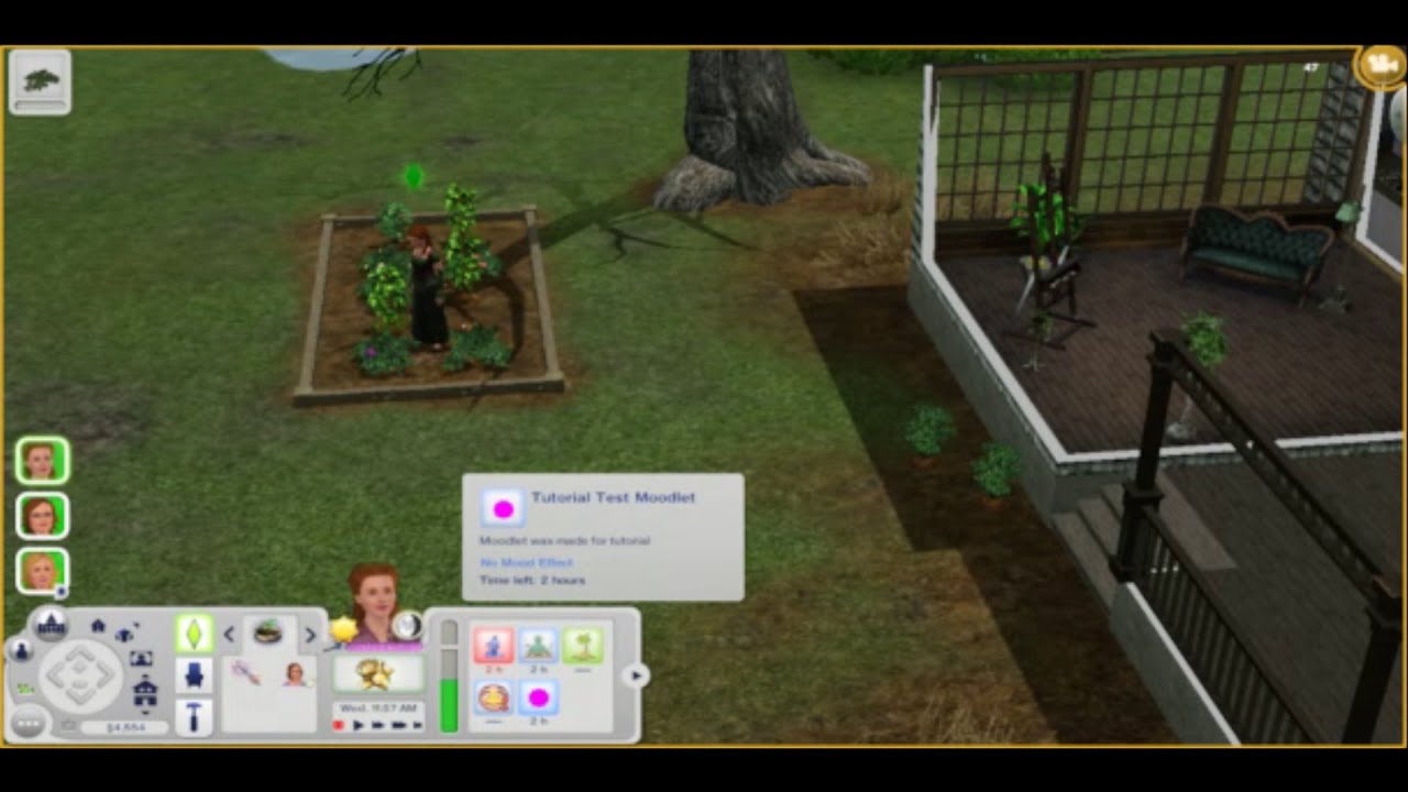 Sims 3 Custom Moodlet Tutorial Part 2 - YouTube