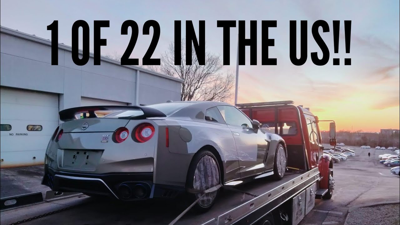 THE RAREST GTR IN THE US GOT DELIVERED.. 1 of 22 *R35 GT-R TSPEC ...