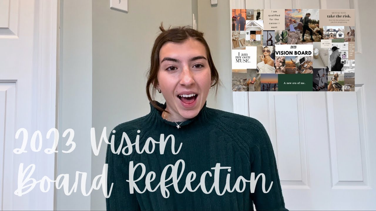 2023 Vision Board Reflection - YouTube