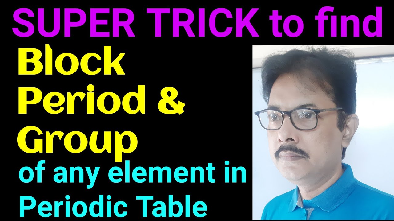 Trick to Find Block Period and Group | How to Find Block Period and ...