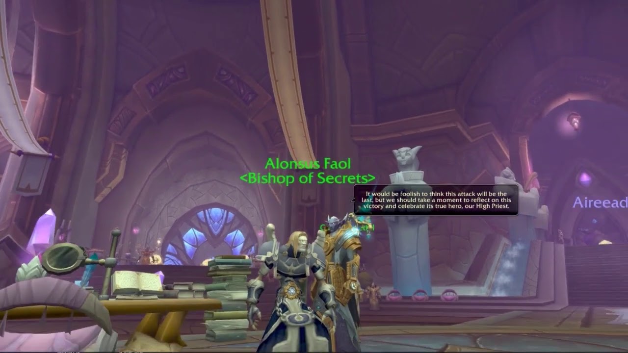 World of Warcraft - High Priest title, Gift of the Holy Keeper mount ...