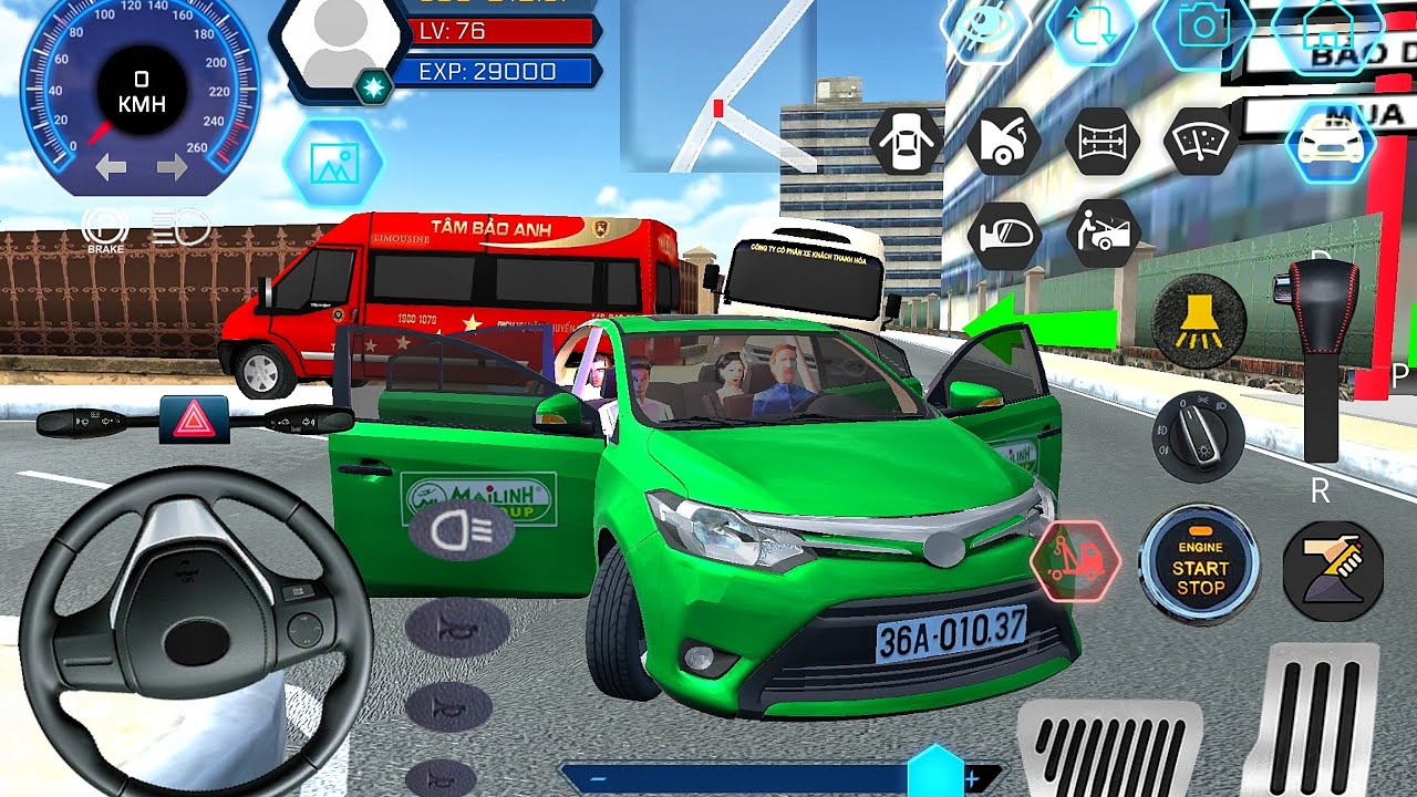 New Toyota Vios Realistic Taxi Driving Sim 2025! Car Simulator Vietnam ...