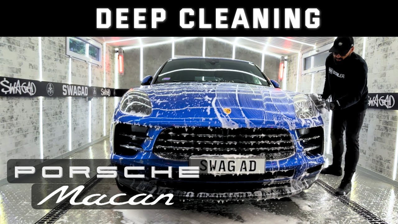 Spring Cleaning a Dirty Porsche Macan, Engine cleaning - YouTube