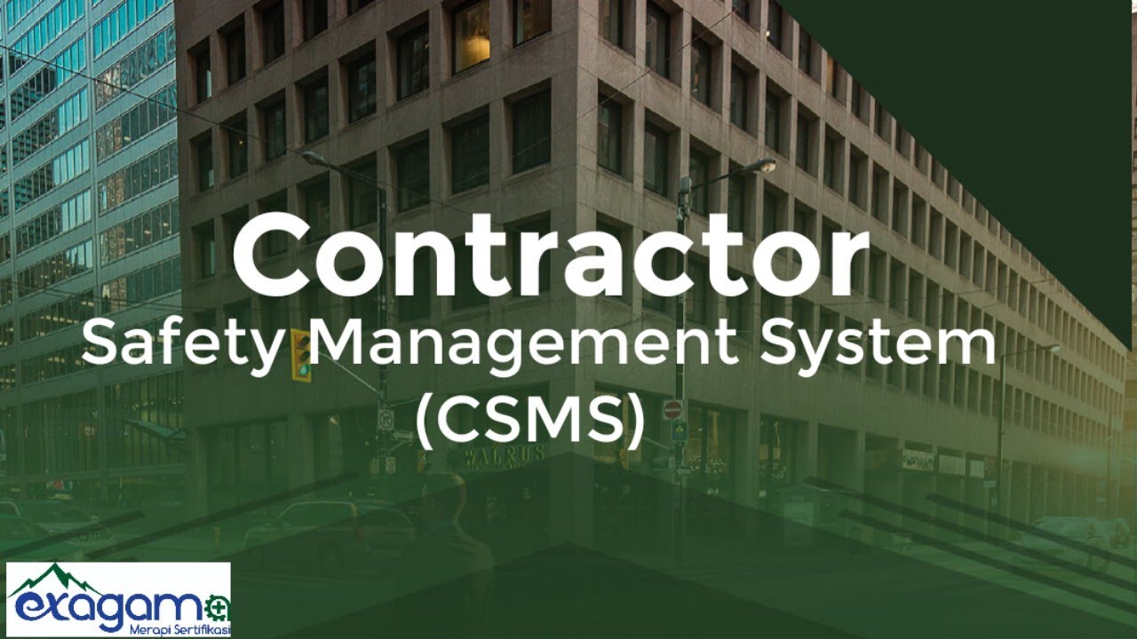 Training Contractor Safety Management System - YouTube