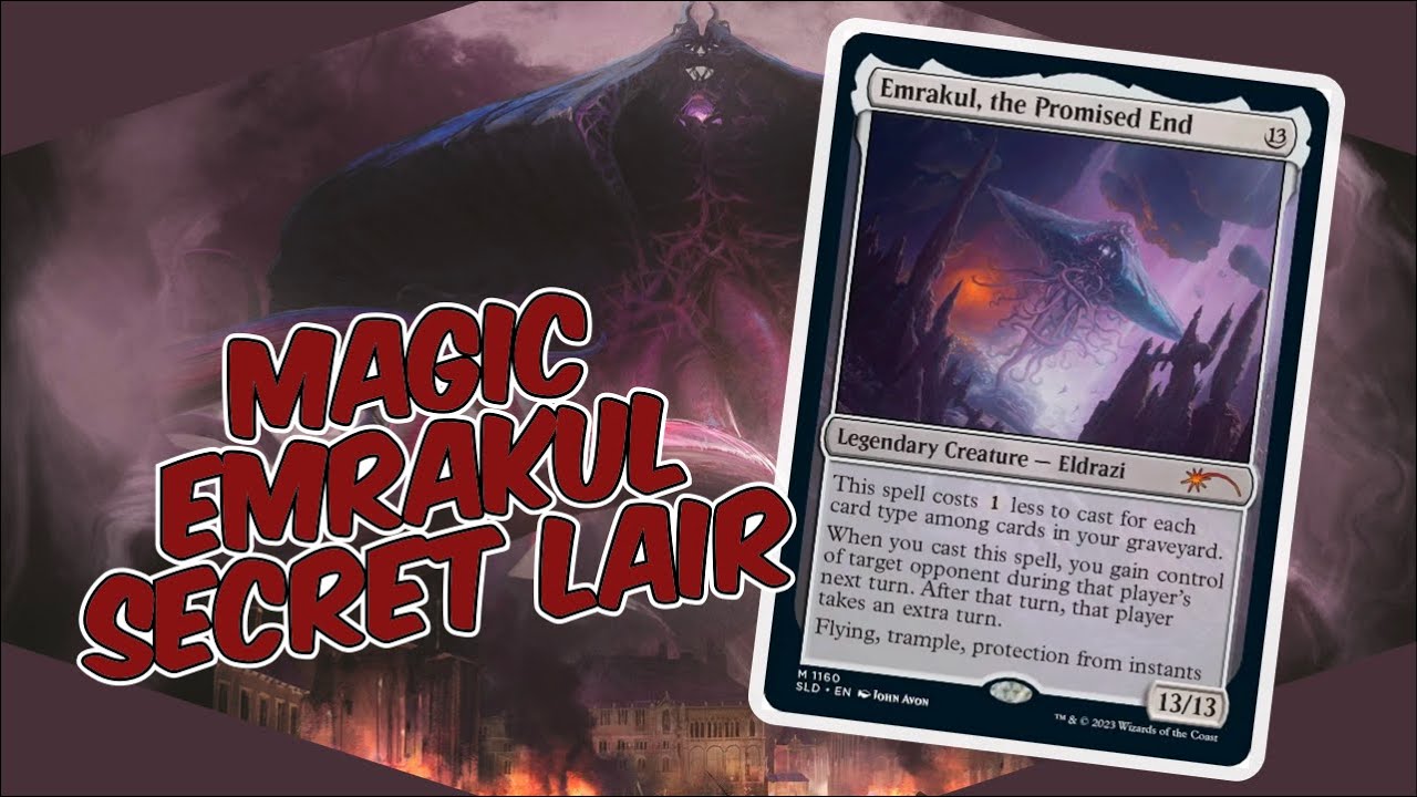 Opening The Magic John Avon Artist Secret Lair For Emrakul - YouTube