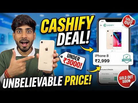 Unboxing iphone 8 64gb ₹2999🔥| Refurbished iphone | Cashify Supersale | Full Review