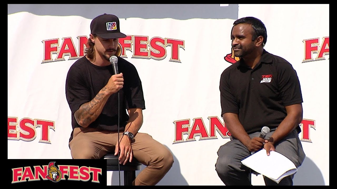 2017 Sens Fan Fest - Erik Karlsson One-on-One - YouTube