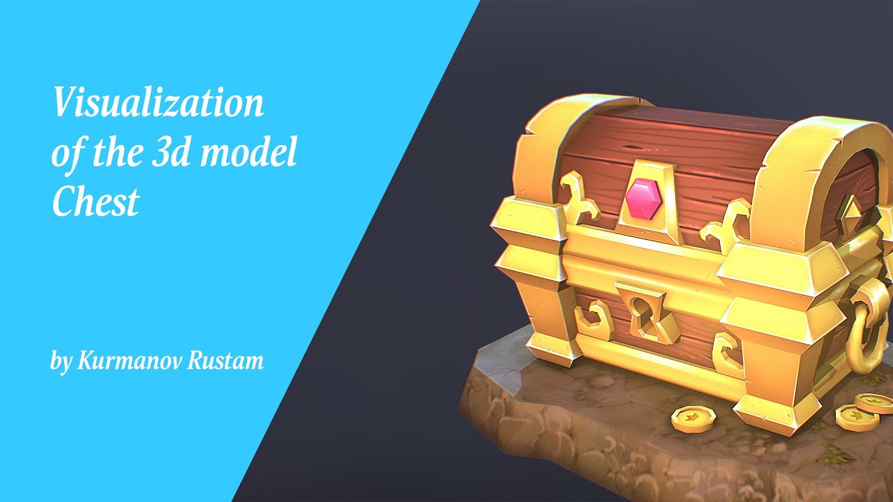 Visualization of the 3d model chest - YouTube