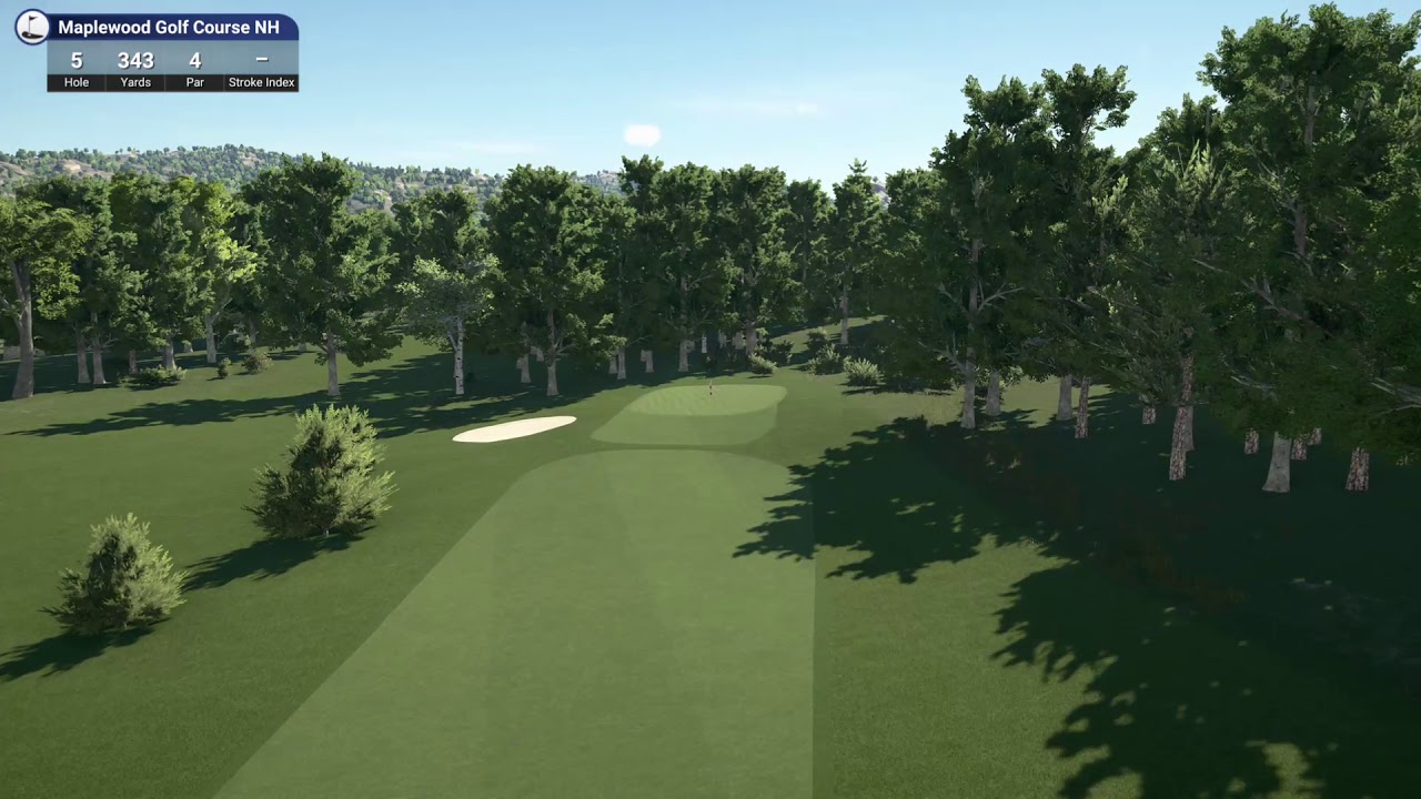 Maplewood Golf Course - Hole 5 Test Play - TGC2019 - YouTube
