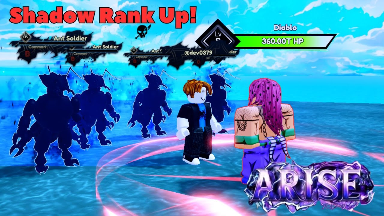 Shadow Rank Up! | Roblox Arise Crossover - YouTube