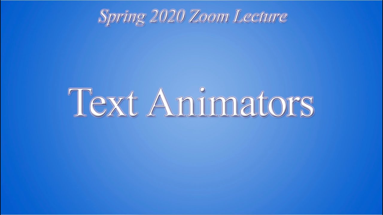 ZoomText Animators - YouTube