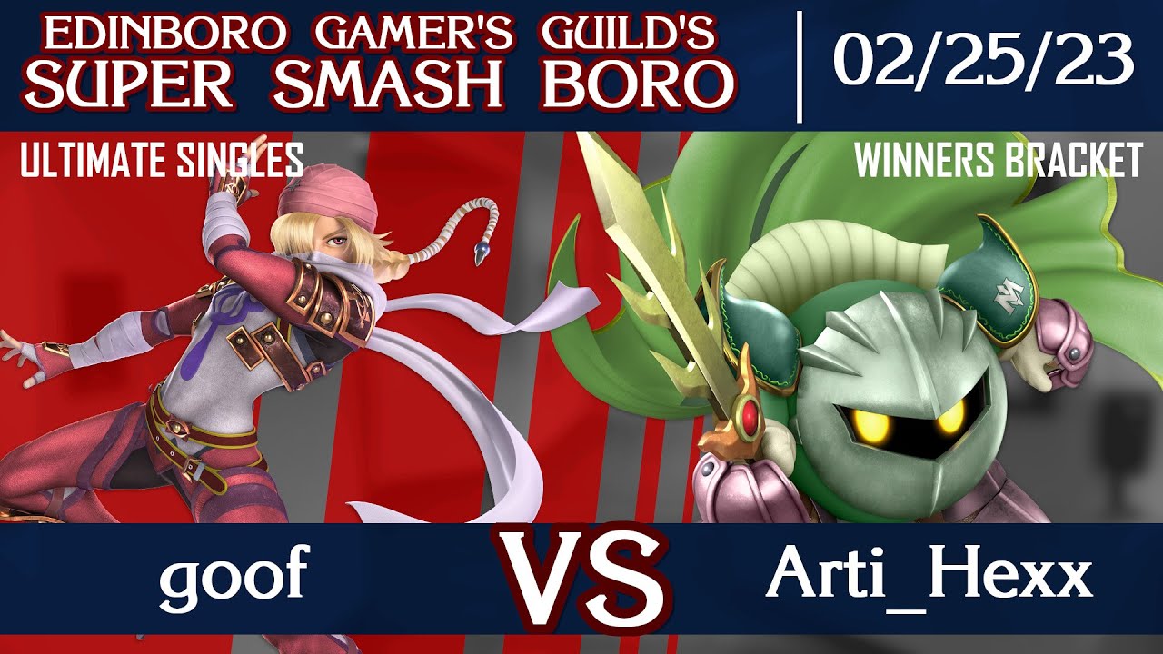 Smash Boro #46 WR2 - goof (Sheik) vs. Arti_Hexx (Sonic, Meta Knight ...
