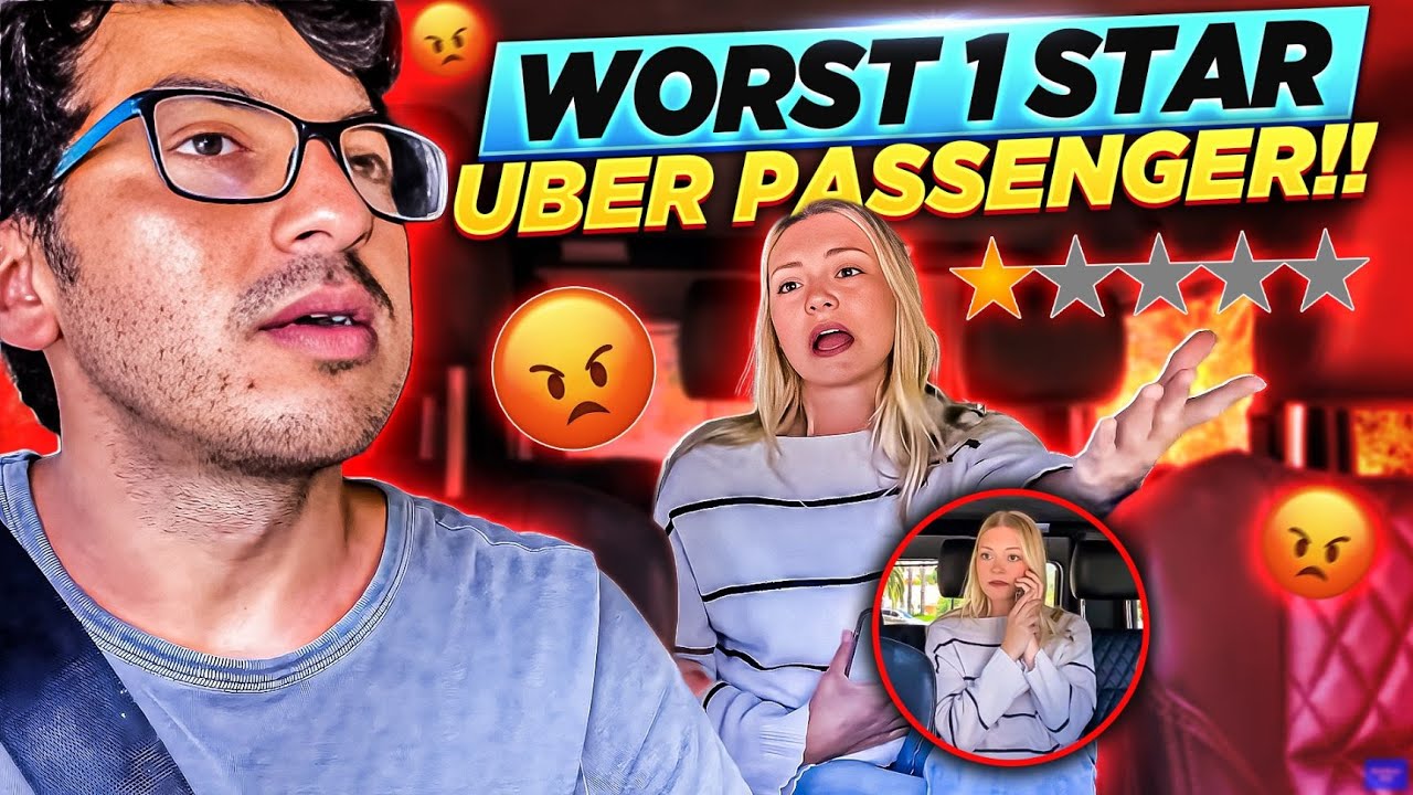 Uber Driver Kicks Out 1 Star Passenger! - YouTube