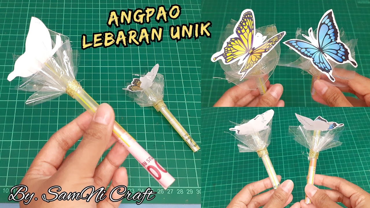 ANGPAO LEBARAN UNIK dari Sedotan Plastik || Angpao Viral | Angpao Low ...