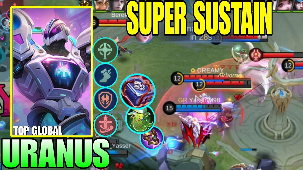 Uranus Build and Emblem 2025 pt.308 - Build Top 1 Global Uranus ~ MLBB ...