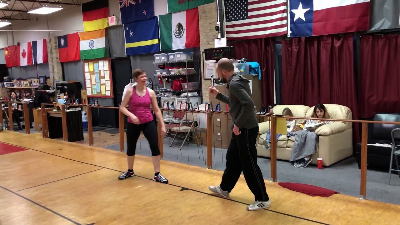 Fencing Footwork Game Idea - YouTube