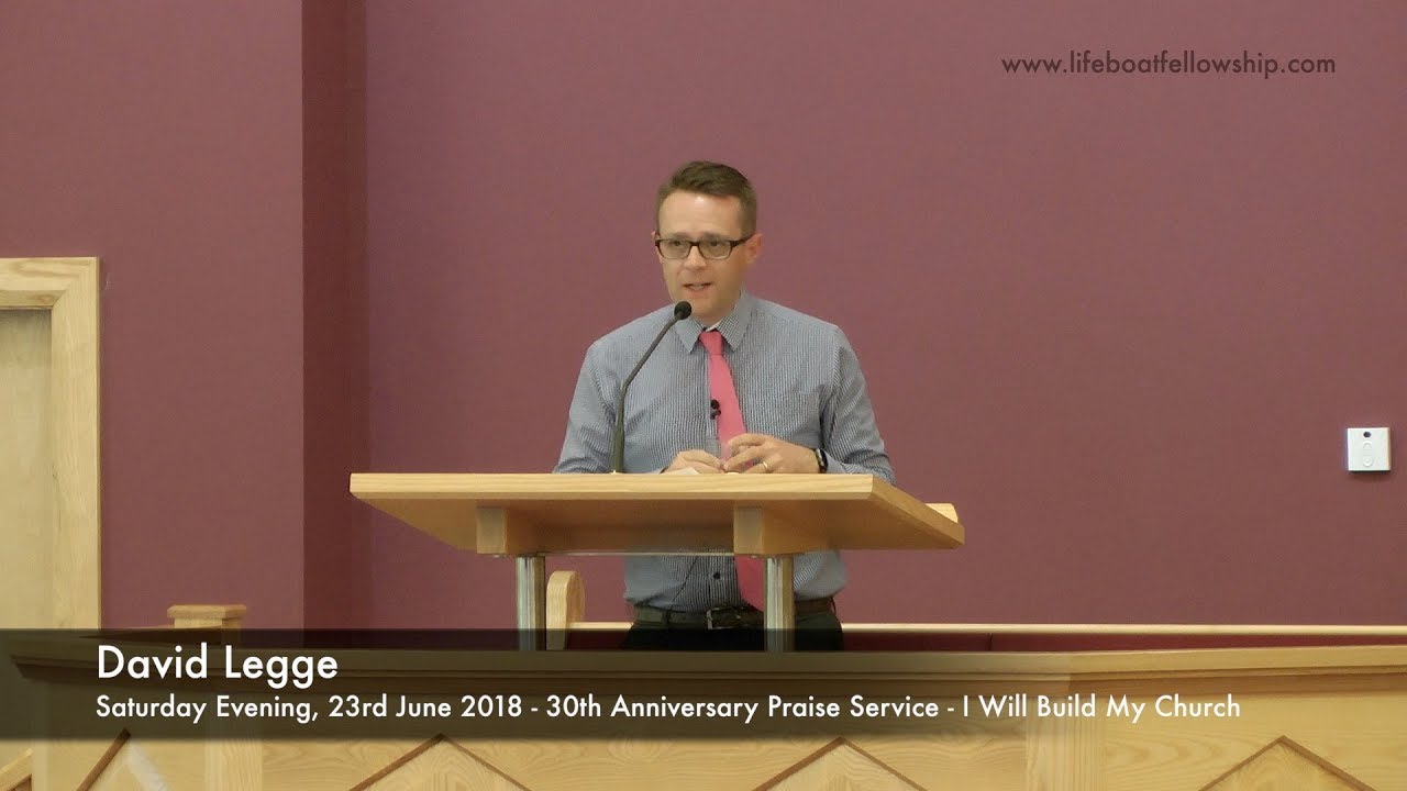 I Will Build My Church - David Legge - YouTube