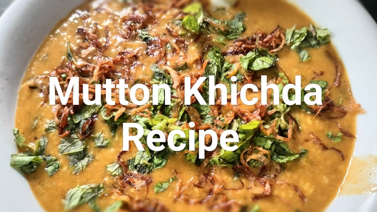 Mutton Khichda Recipe ️/Haleem Recipe/Aasan Tariqe se banaye Zabardast ...