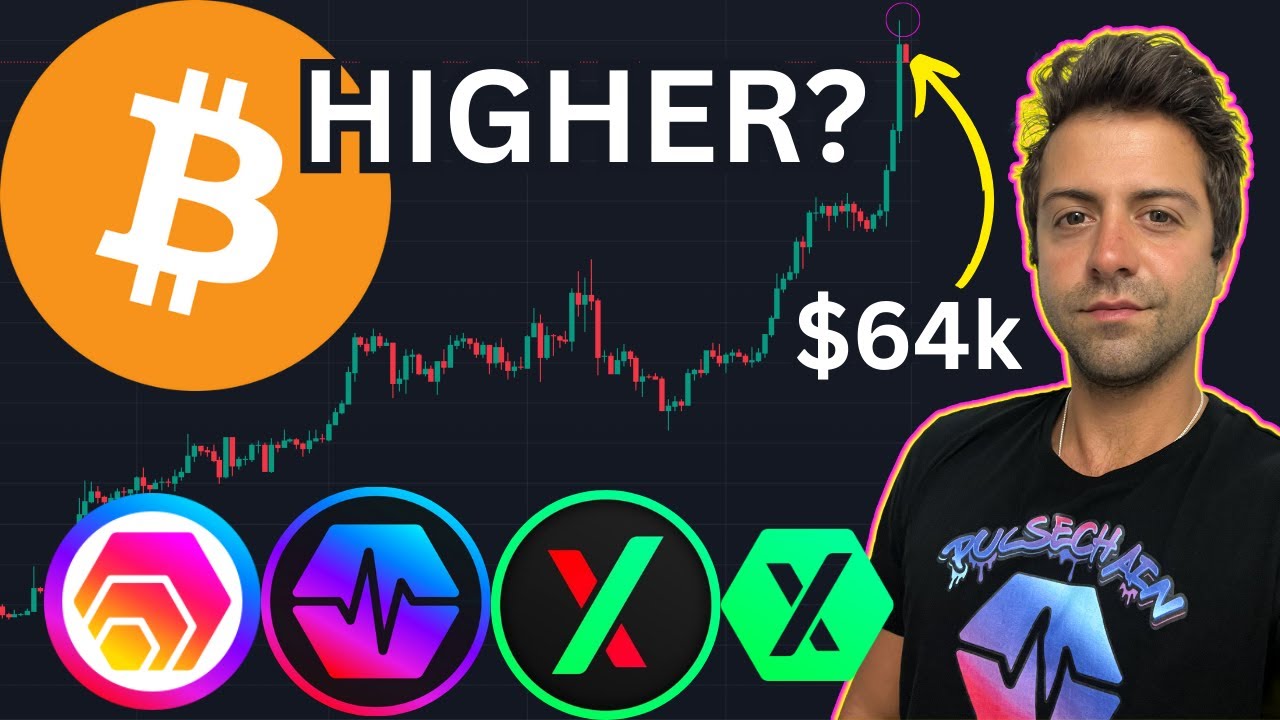 Bitcoin Hits $64,000! What About HEX PulseChain and PulseX? - YouTube