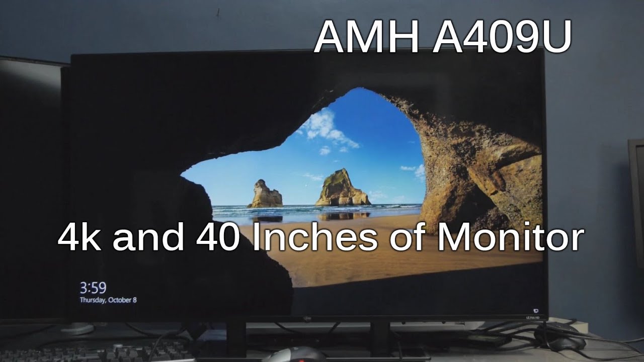 AMH A409 Unboxing & Review : Glorious 4k in 40 inches! - YouTube