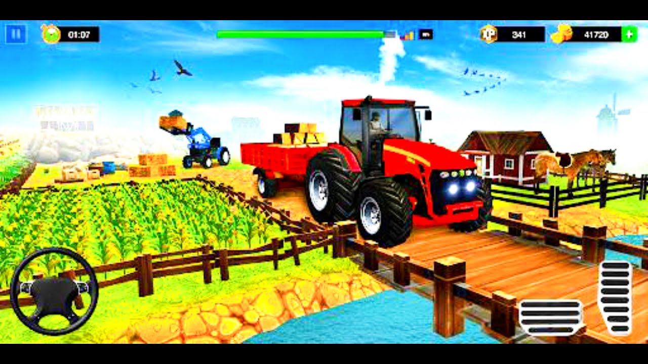 Real Tractor Farming Simulator 2025 - Indian Farming Simulator ...