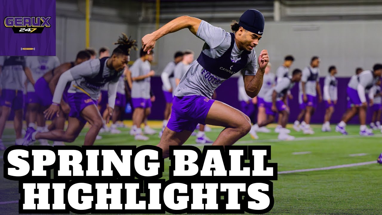 LSU Spring Ball Highlights: March 12, 2025 - YouTube