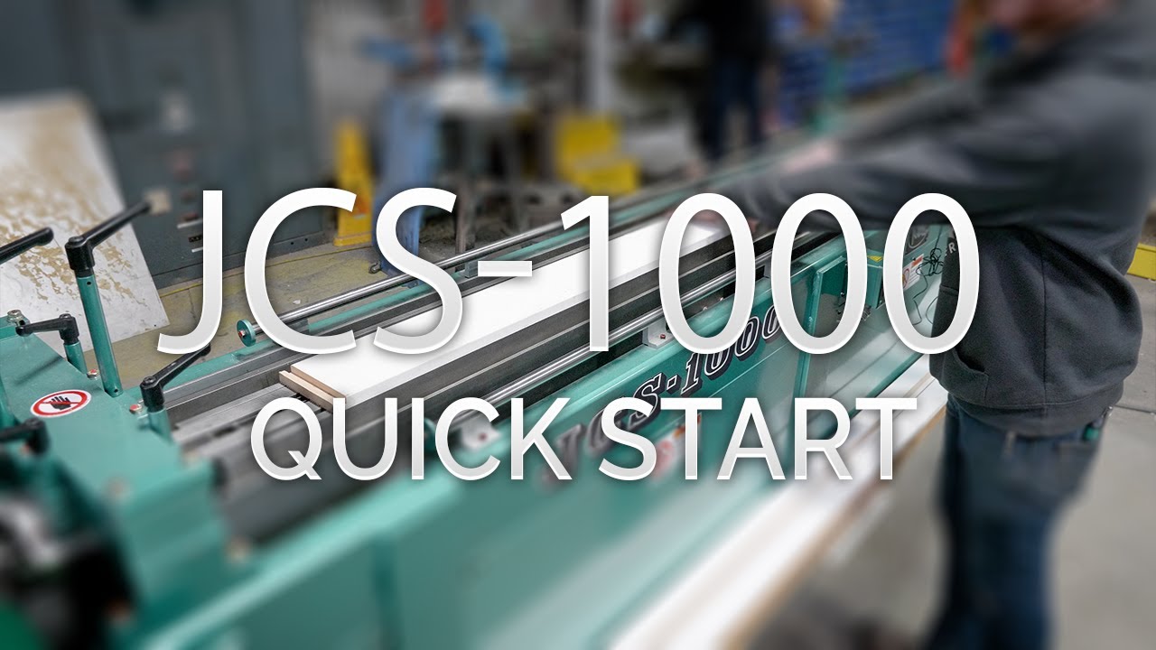 JCS 1000 Quick Start Guide - YouTube