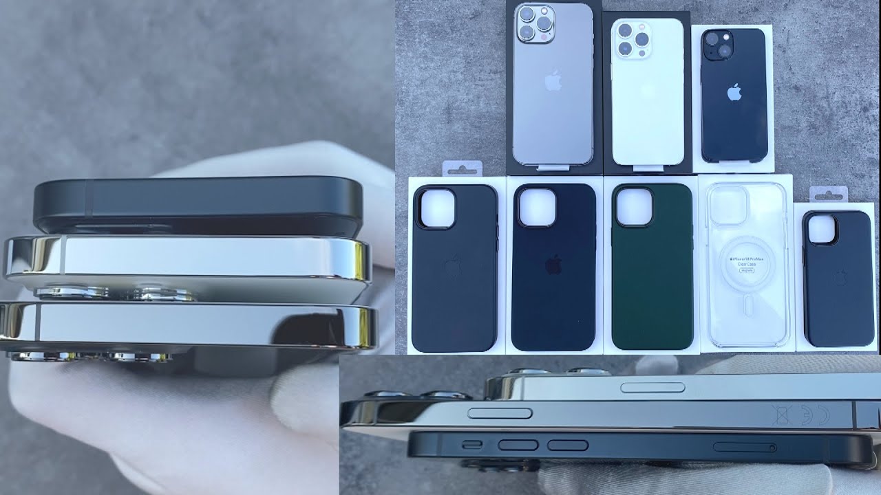 iPhone 13 PRO/MAX/MINI /Silver, graphite, midnight // UNBOXING ...