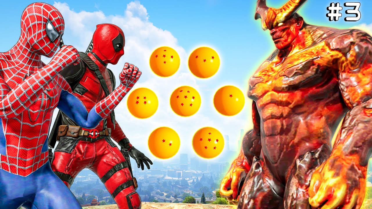 Spider Man Fusion Deadpool - Superheroes found Third Dragonball Journey ...