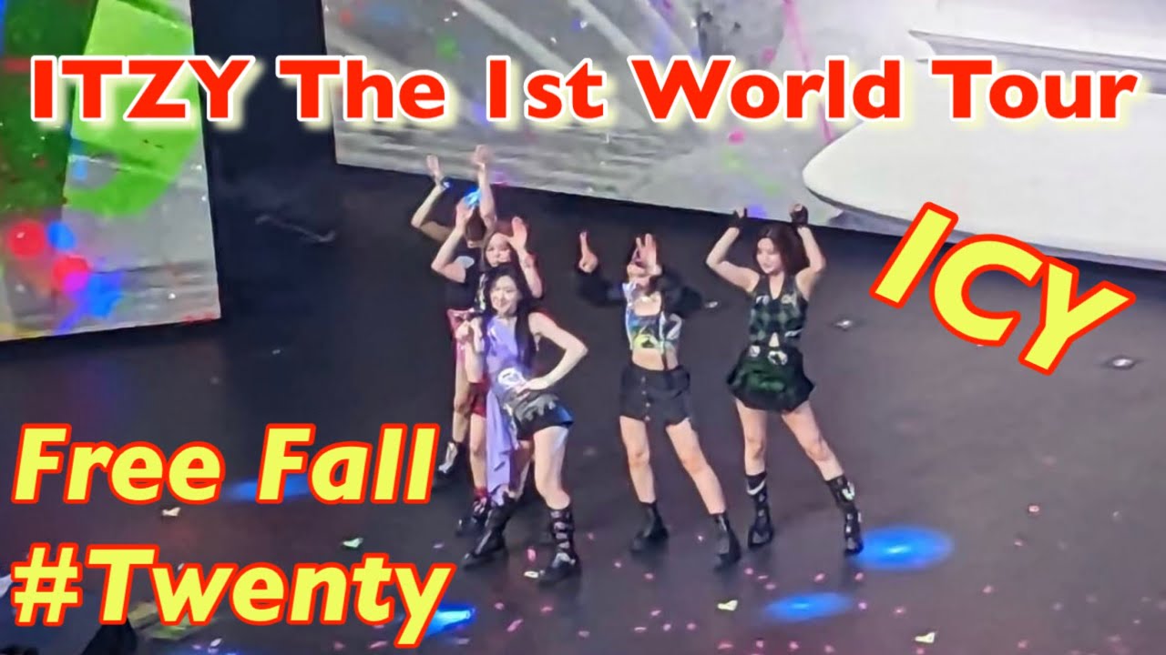 ITZY ICY/#Twenty/ Free Fall ITZY The 1st World Tour "Checkmate" 1st day in LA - YouTube