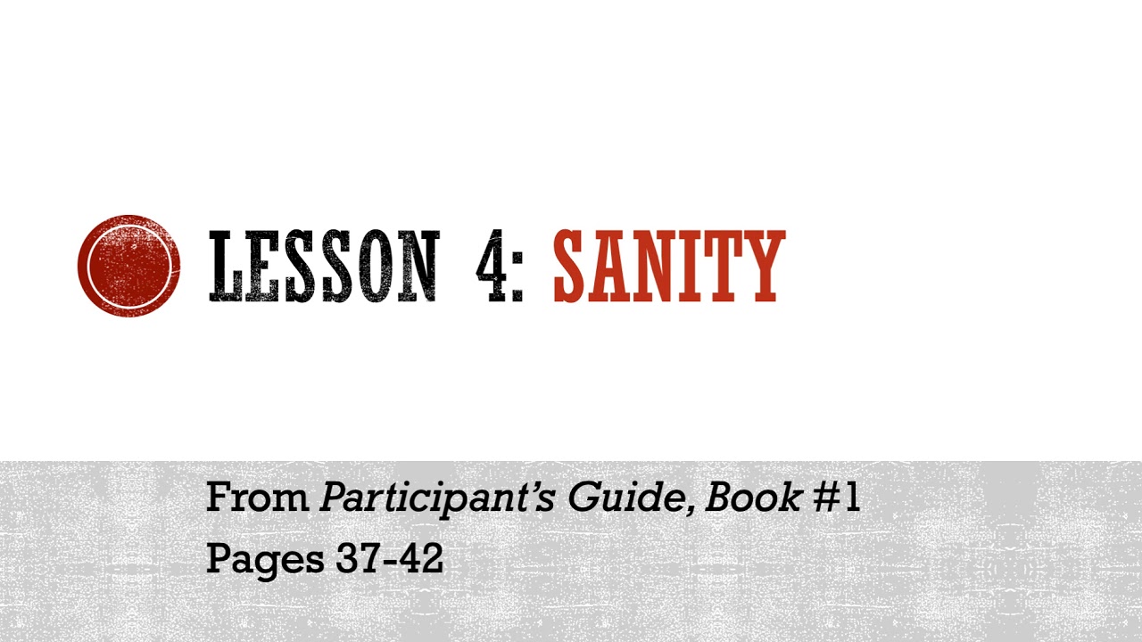 Celebrate Recovery Lesson 4 - YouTube