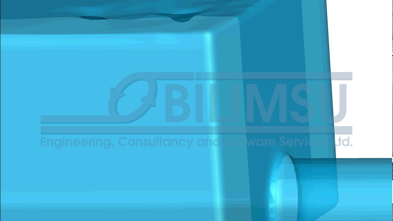 Vortex Formation in an Intake Structure - YouTube