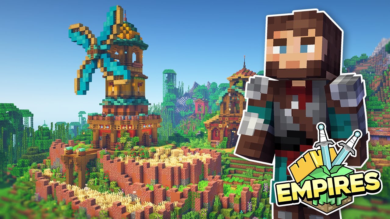 Empires SMP 2: THE GREAT WINDMILL OF SANCTUARY!!! - Ep.10 - YouTube