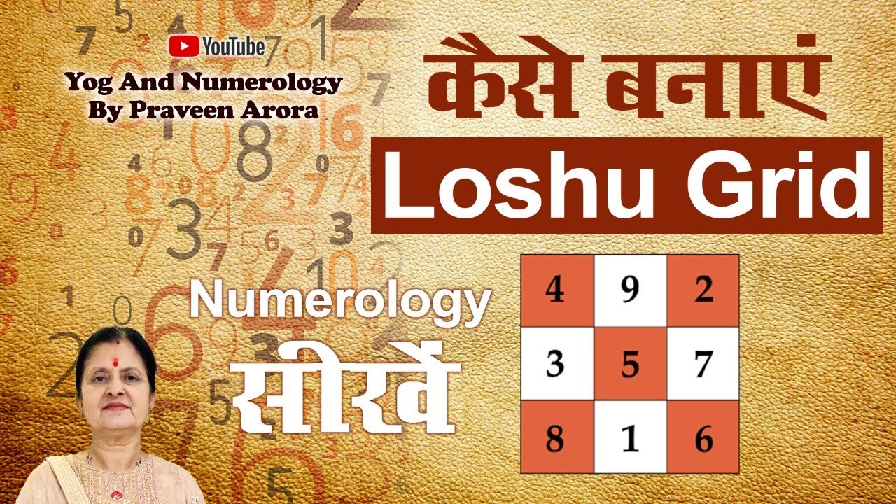 कैसे बनाएं Loshu Grid/Birth-Chart I How to Prepare Loshu Grid/Birth ...