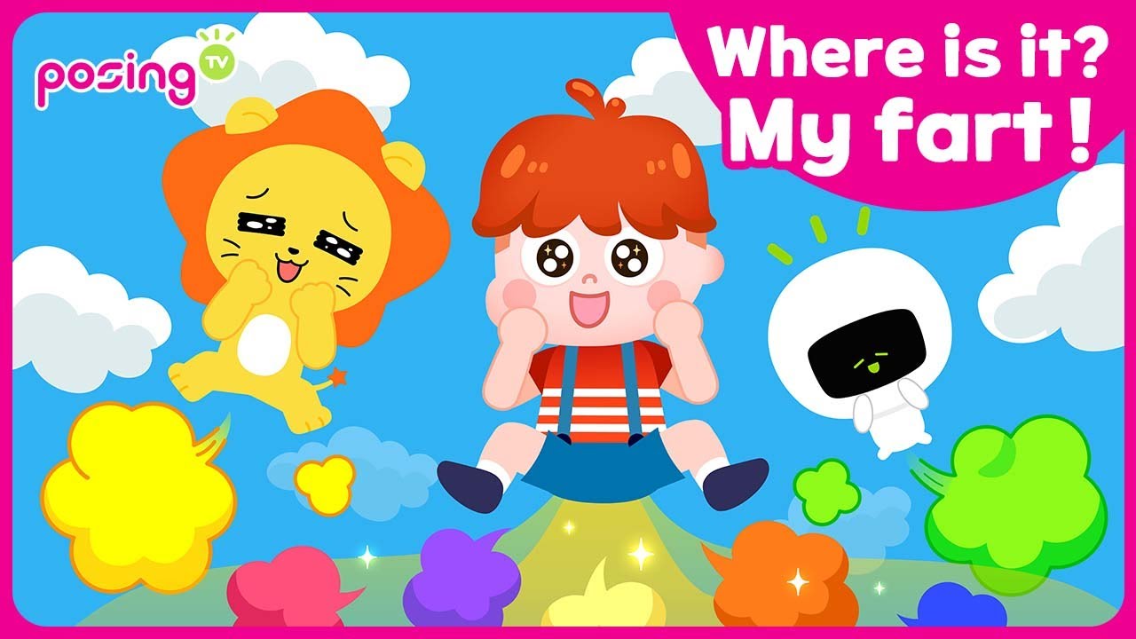 Where is it? My fart💨 | Poo fart | Funny Song for Kids | Nursery Rhymes ...
