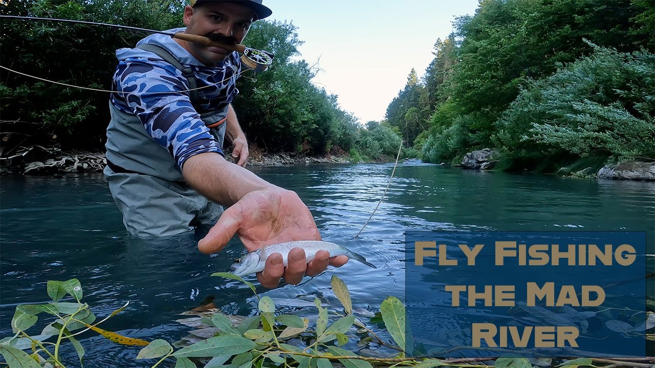 Northern California Fly Fishing — Mad River Trout - YouTube