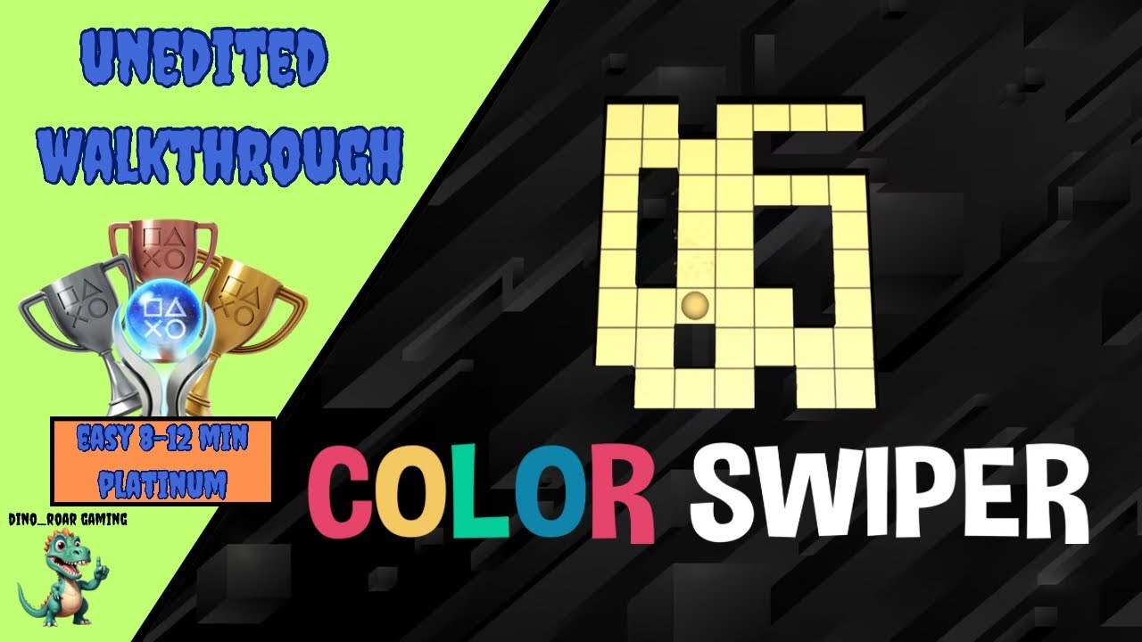 Color Swiper - Unedited Platinum Trophy Walkthrough (PS4/PS5) - YouTube