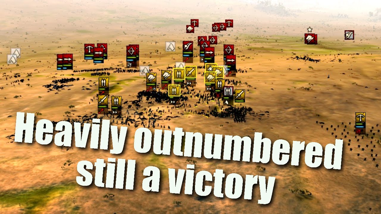 Outnumbered 3 armies to 1 victory Total War mk 1212 AD - YouTube