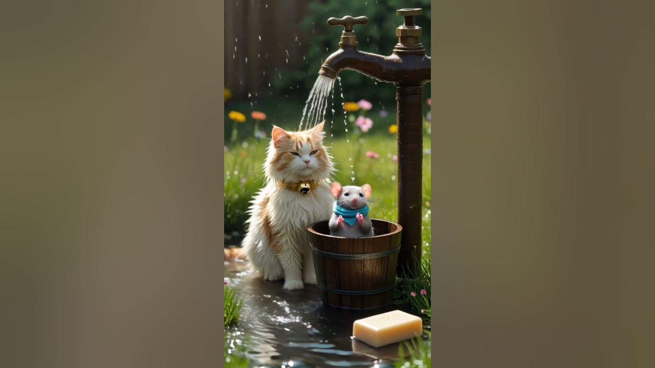 Unlikely Friendship: Cat & Rat’s Funny Punishment and Playful Moments! - YouTube