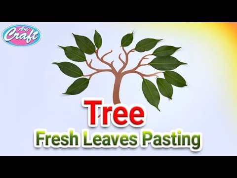 Tree - Fresh Leaves Pasting - YouTube