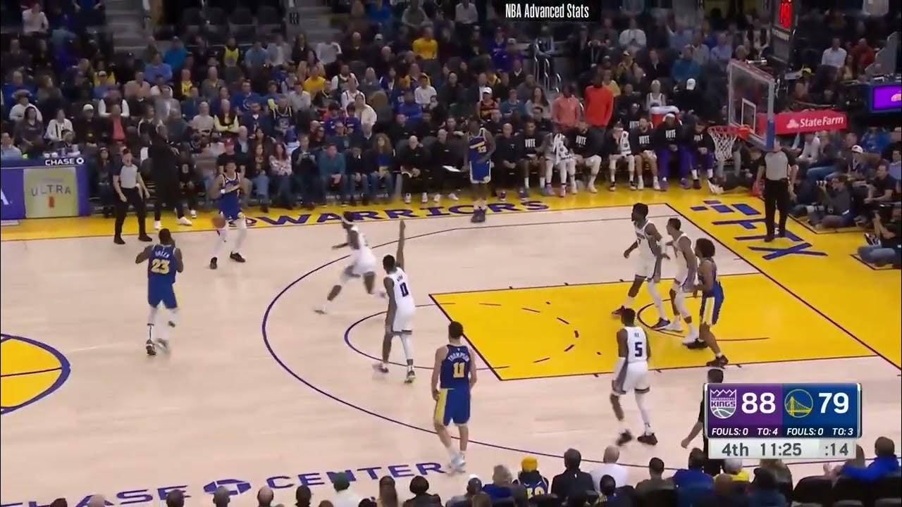 2. Sacramento Kings vs Golden State Warriors: GSW getting paint touches - YouTube