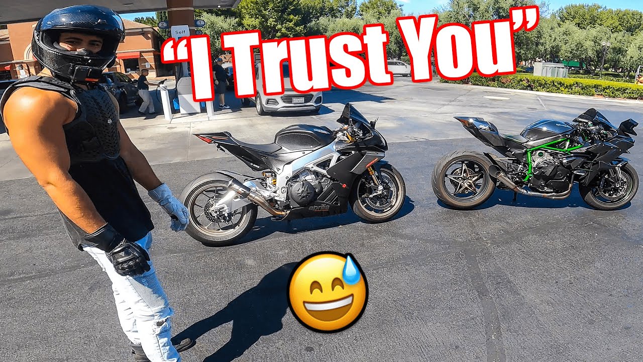 Riding ImKay 's Ninja H2 & Aprilia RSV4 1100 To A Supercar Meet | R1M ...