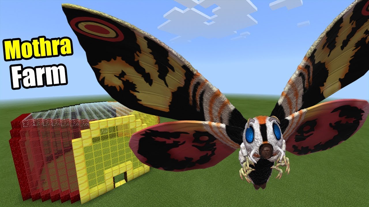 How to Make a MOTHRA FARM | Minecraft PE - YouTube