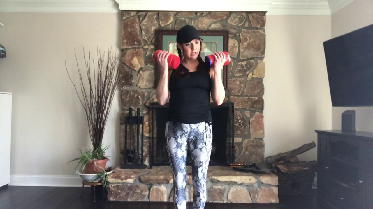 Upper-body exercises led by Lori - YouTube