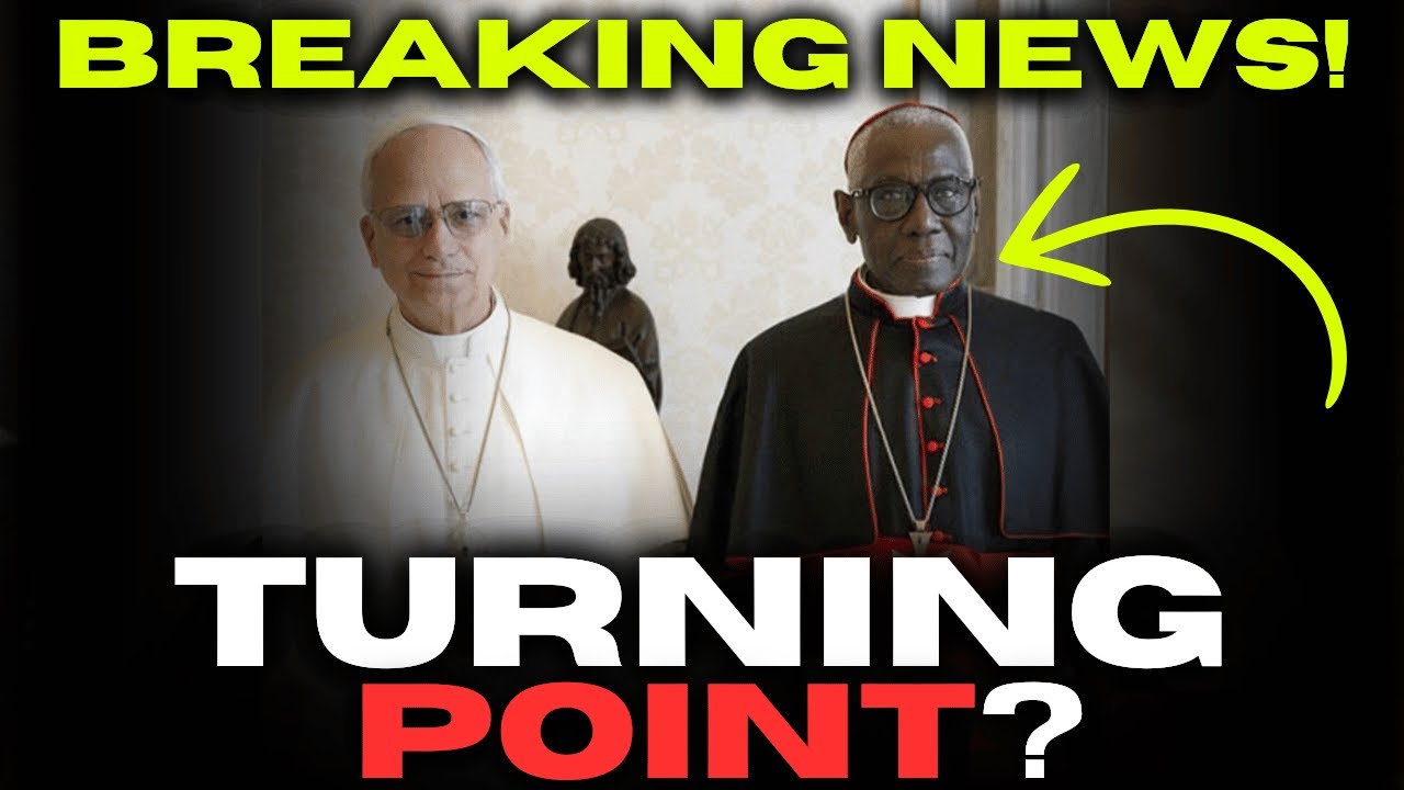 HISTORIC MEETING between POPE LEO XIV and CARDINAL SARAH! - YouTube