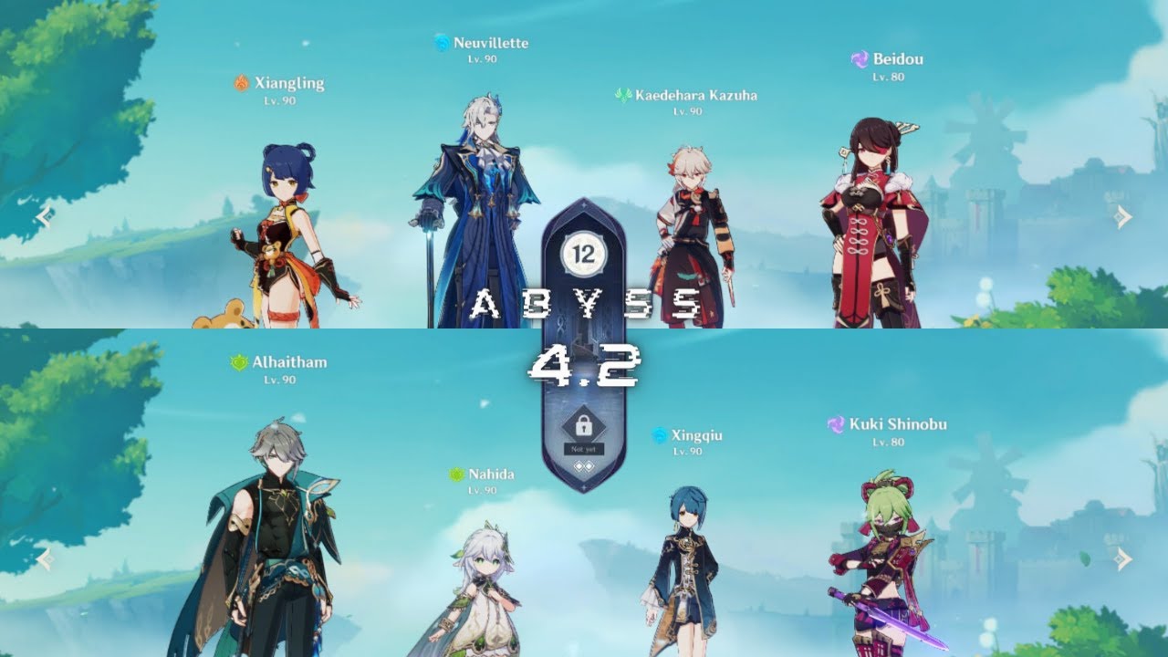 C1 Neuvillette Vape Taser & Alhaitham Hyperbloom | Spiral Abyss 4.2 ...