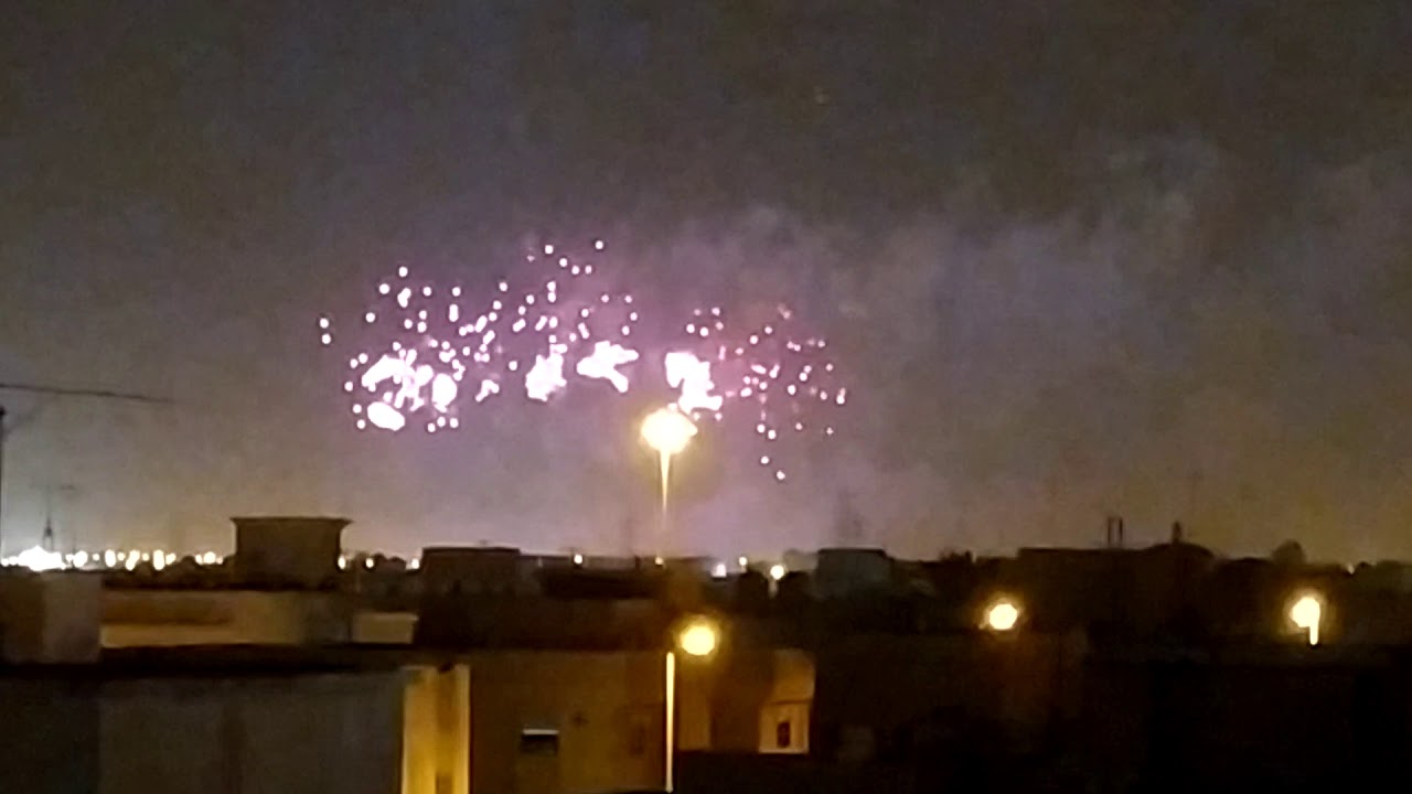 Happy New Year Celebration in Riyadh Saudi Arabia - YouTube